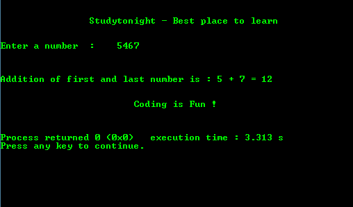 c-program-to-find-sum-of-first-and-last-digit-of-a-number-c-programs