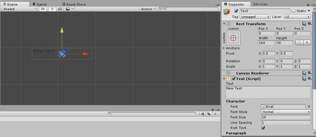 Adding Simple UI Elements To Game Canvas In Unity 3D Studytonight
